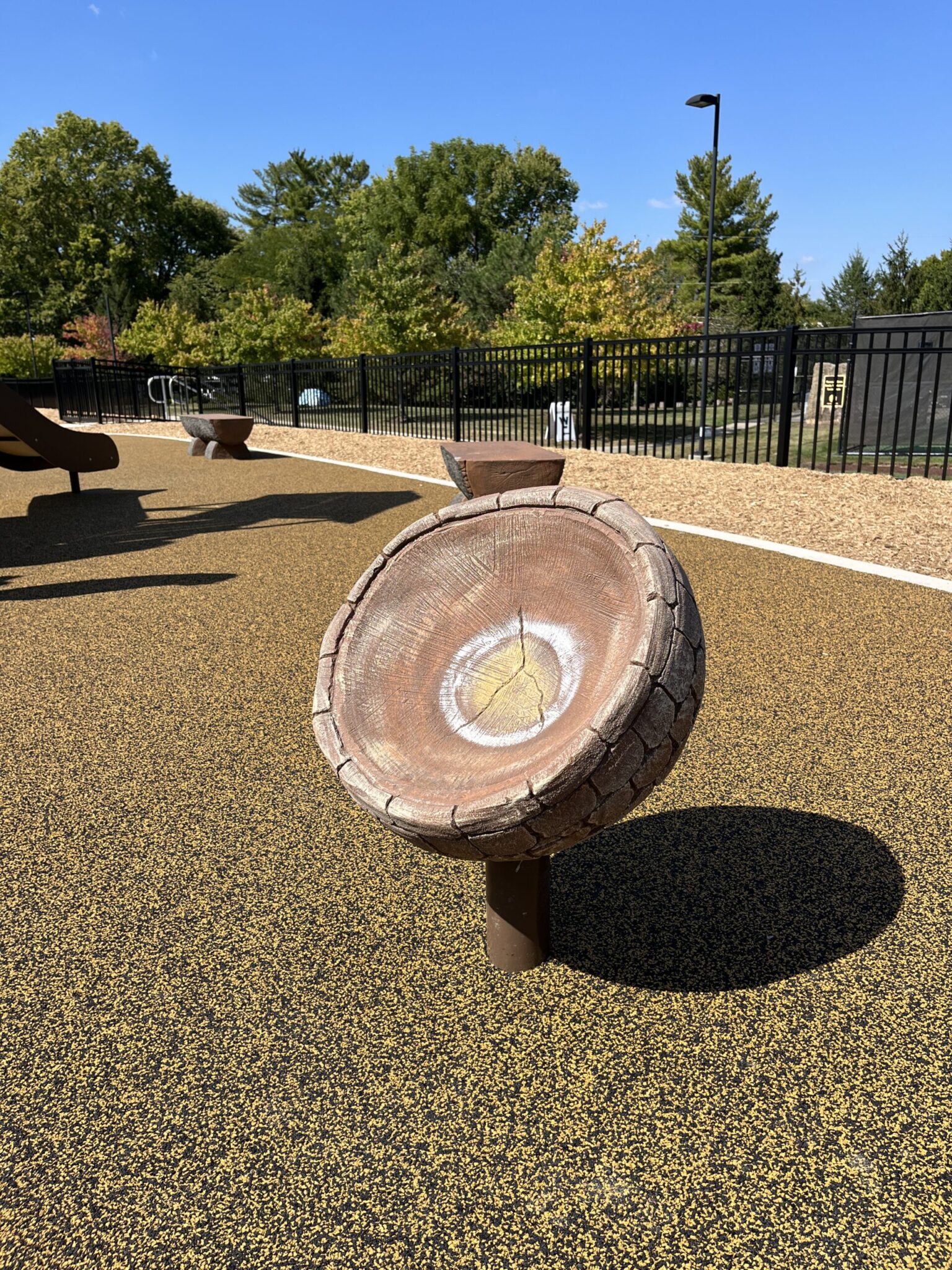 Acorn Seat Park Seating - Cre8Play - Playground Site Amenities